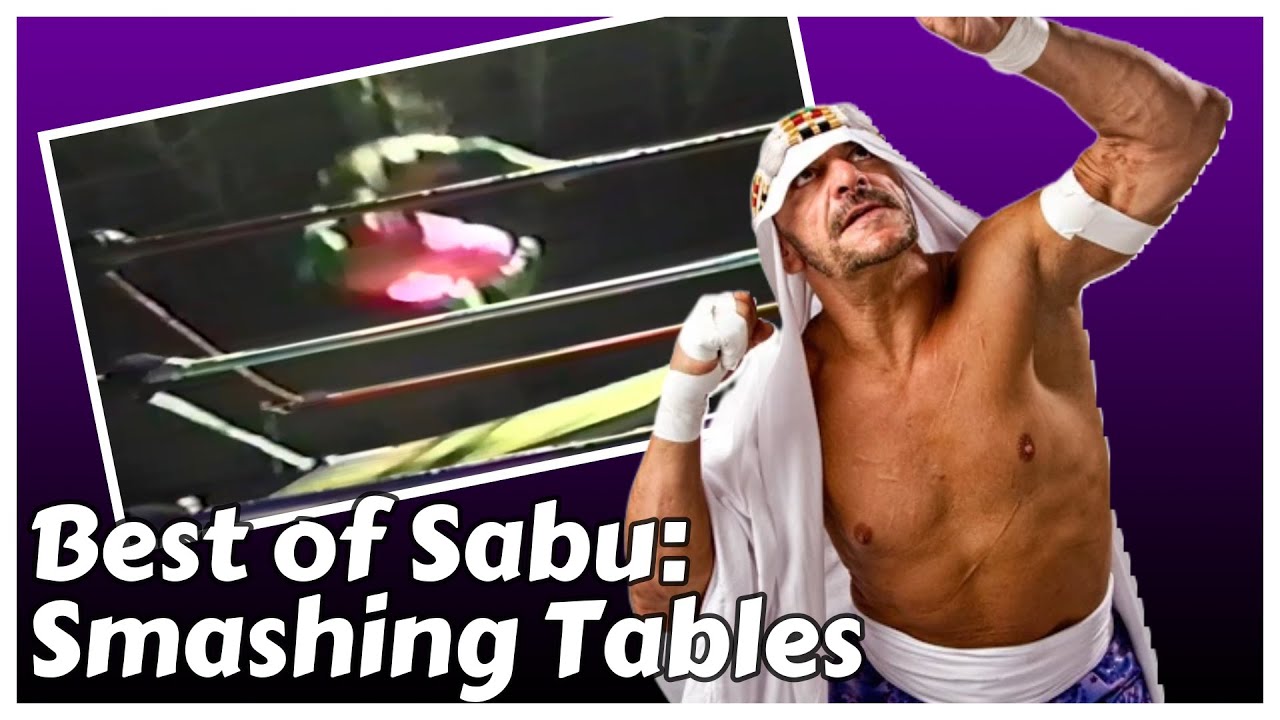 Best of Sabu: Smashing Tables - YouTube