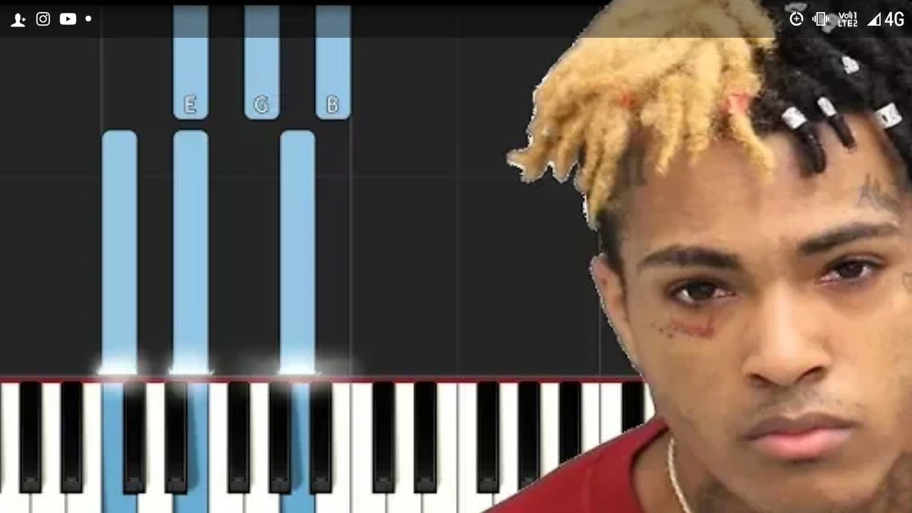 xxxtentacion |🔥 piano notes | piano online - YouTube