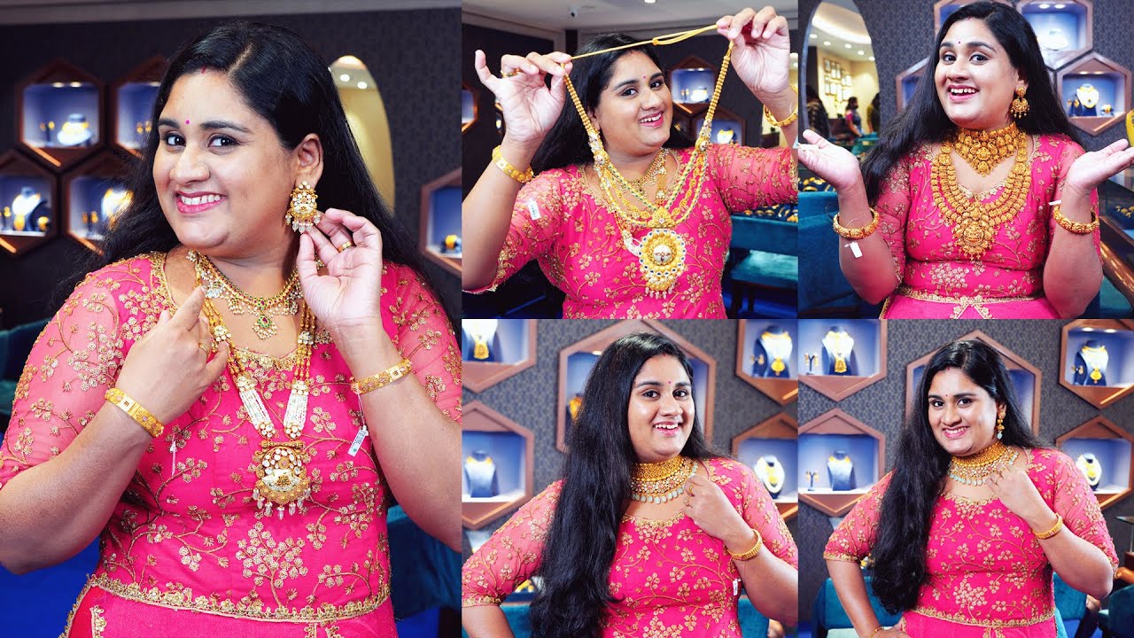 സ്വർണത്തിൽ പൊതിഞ്ഞു ഞാൻ | Gold And Diamond Collections | Dimple Rose ...