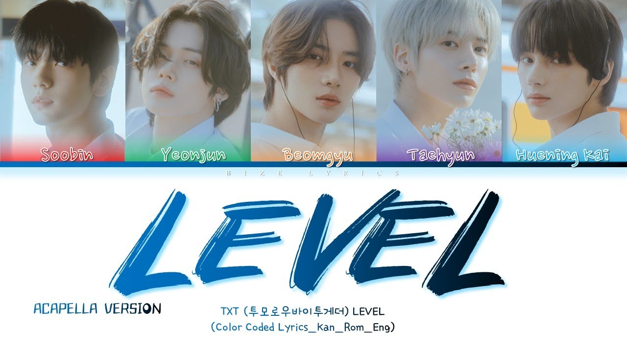 [ACAPELLA VERSION] TXT X Hiroyuki Sawano LEVEL Lyrics (Solo Leveling ...