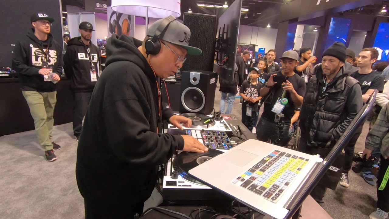 DJ BABU OF THE BEAT JUNKIES AT NAMM2020 - YouTube