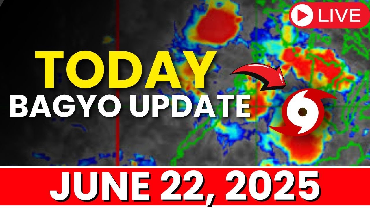 Today Bagyo Update June 22 2025 | Low Pressure Area in the Philippines ...