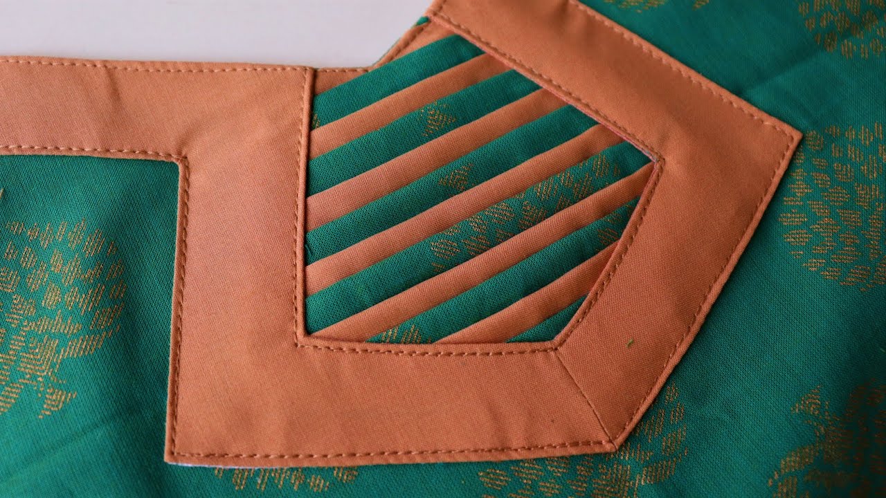 Simple and Easy beautiful Churidar neck design cutting and stitching ...