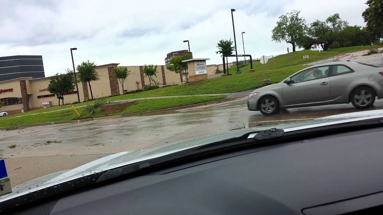 Irving damage from storm - YouTube
