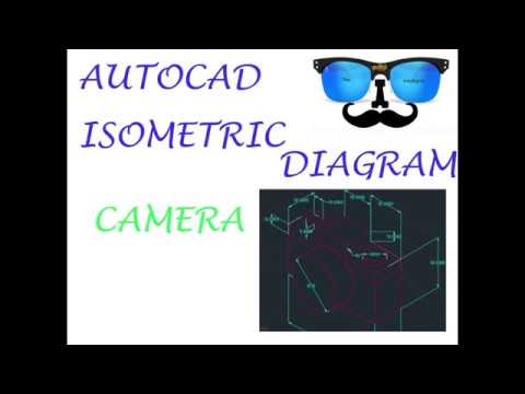 Isometric diagram and dimensioning -"camera" in autocad - YouTube
