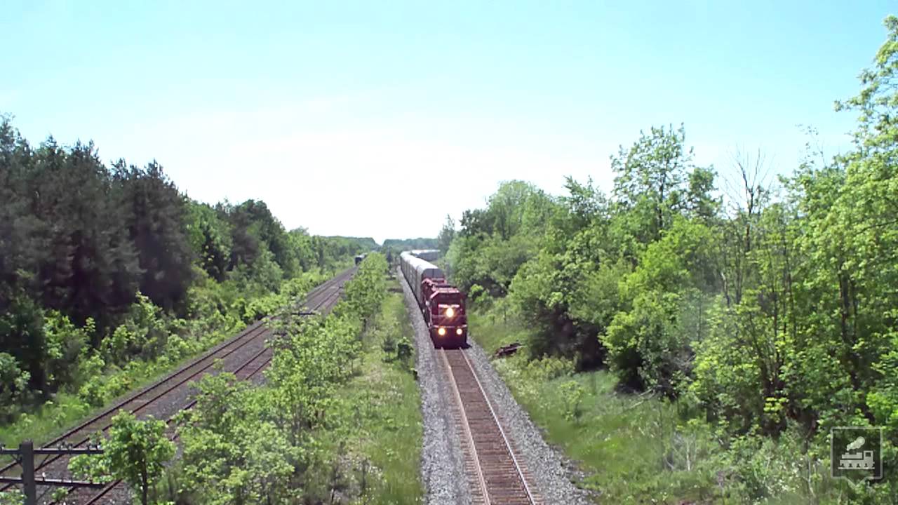 Three Trains Meet at Denfield! - YouTube