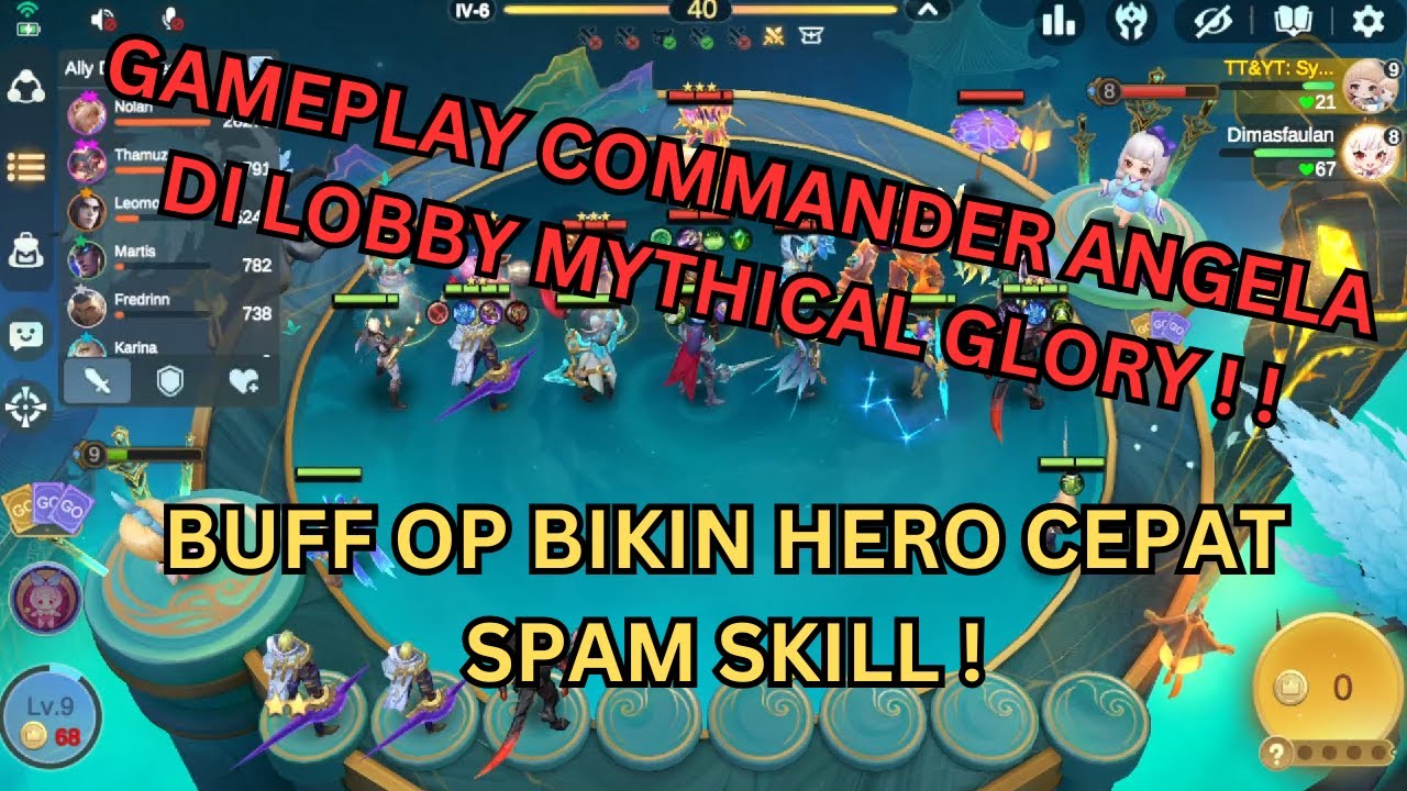 TIPS DAN TUTORIAL BERMAIN COMMANDER ANGELA + GAMEPLAY BY TOP GLOBAL ...