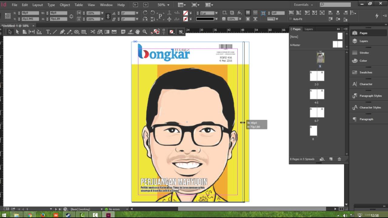 Tutorial Membuat Majalah Dengan InDesign CC2015 - YouTube