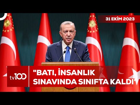 Cumhurbaşkanı Erdoğan, Kabine Toplantısı Kararlarını Açıkladı! | Ece Üner ile TV100 Ana Haber
