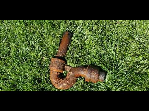 Cast Iron P Trap - YouTube