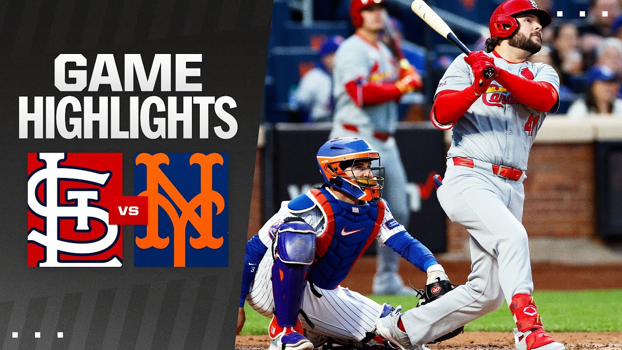 Cardinals vs. Mets Game Highlights (4/26/24) | MLB Highlights - YouTube