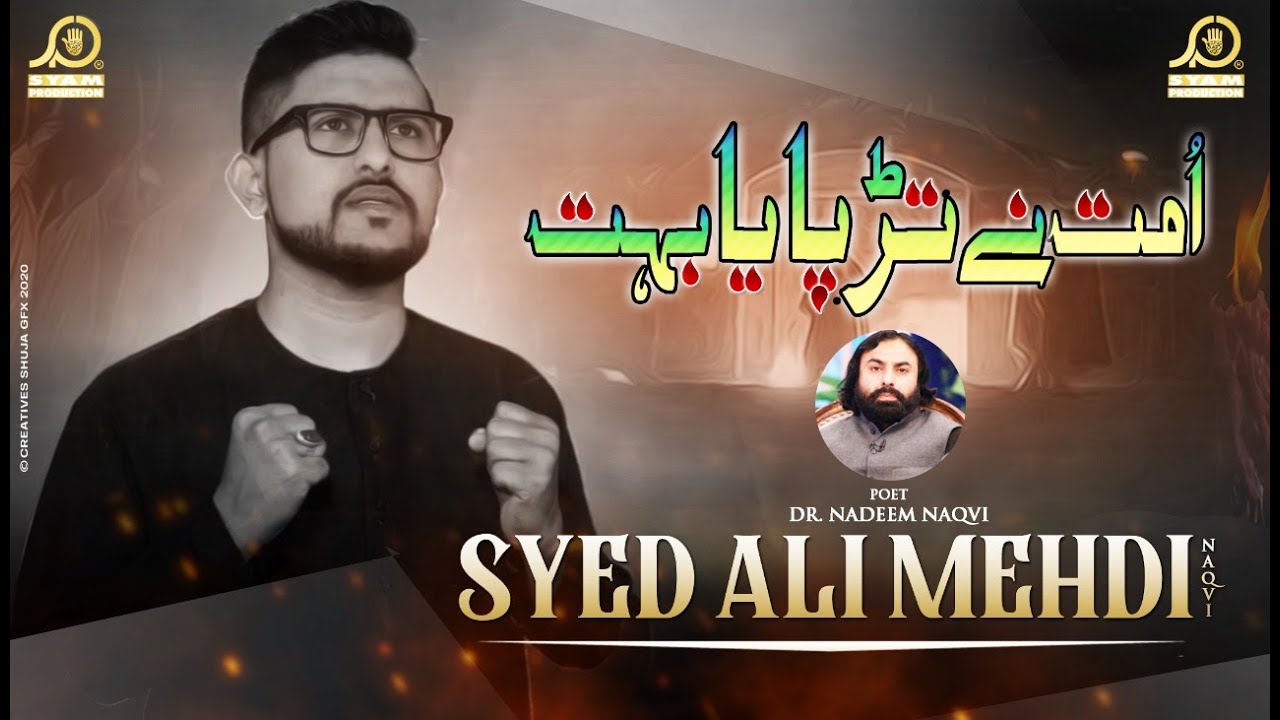 New Noha 2020 | Ummat Nay Tarpaya Bohat | Syed Ali Mehdi Naqvi | Ayam E ...