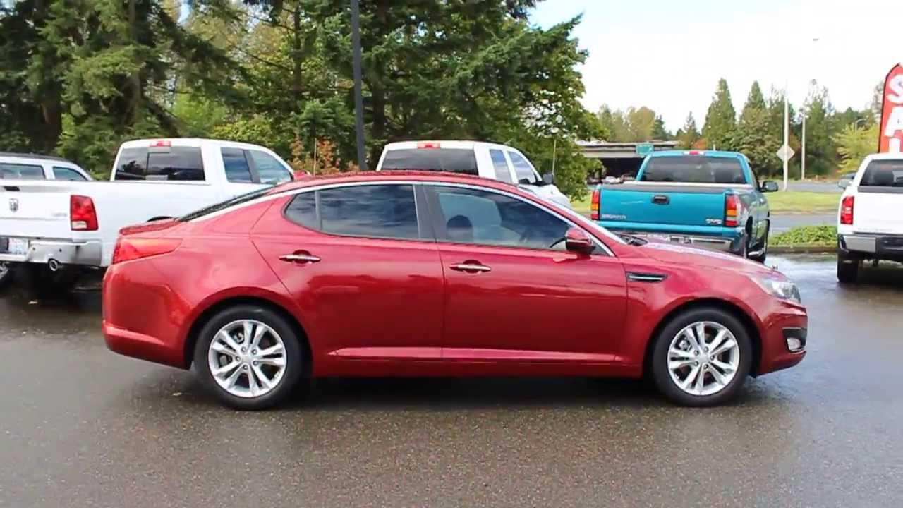 2013 Kia Optima, Remington Red - STOCK# 606990 - Walk around - YouTube