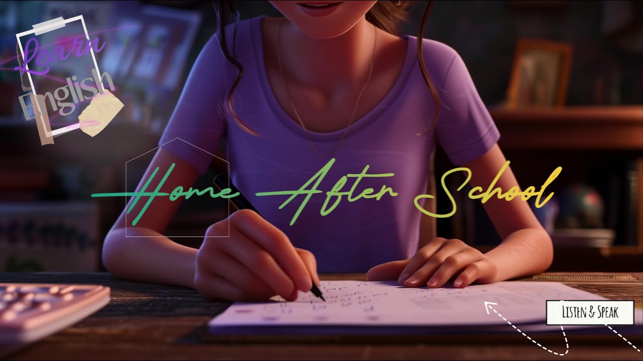 Story Girl Home After school _ AI Vlog - YouTube