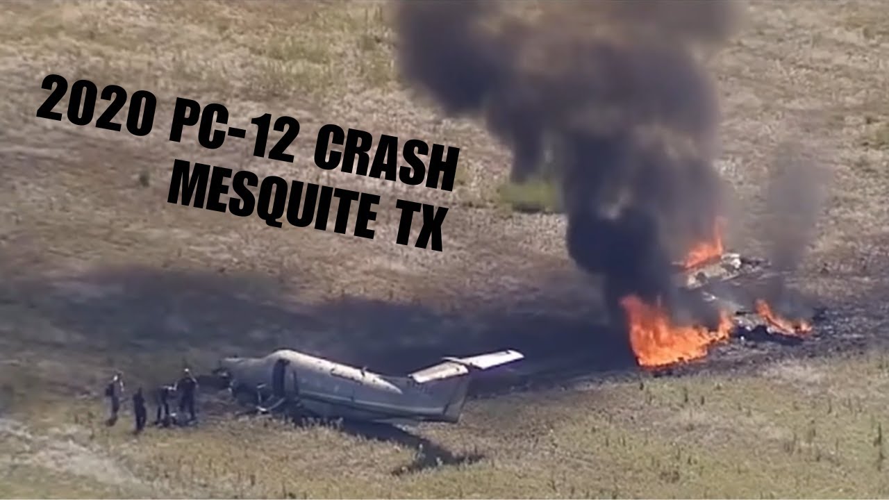 PC-12 crash in Mesquite Texas. - YouTube