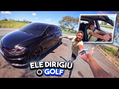 SOBRINHO DE 12 ANOS TOCANDO O GOLF DE 300CV