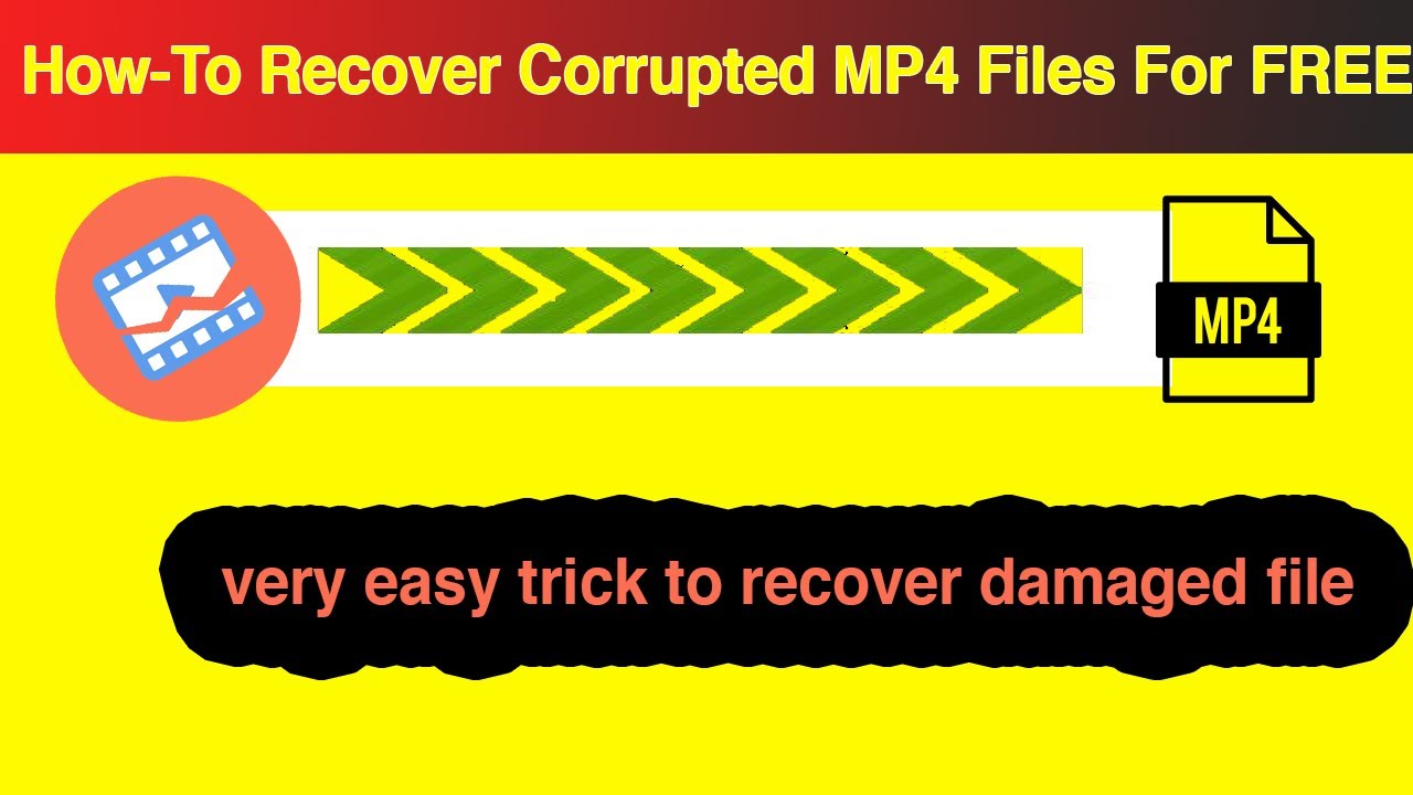 How To Repair Corrupt Video Files How To Recover Corrupted MP4 Files ...