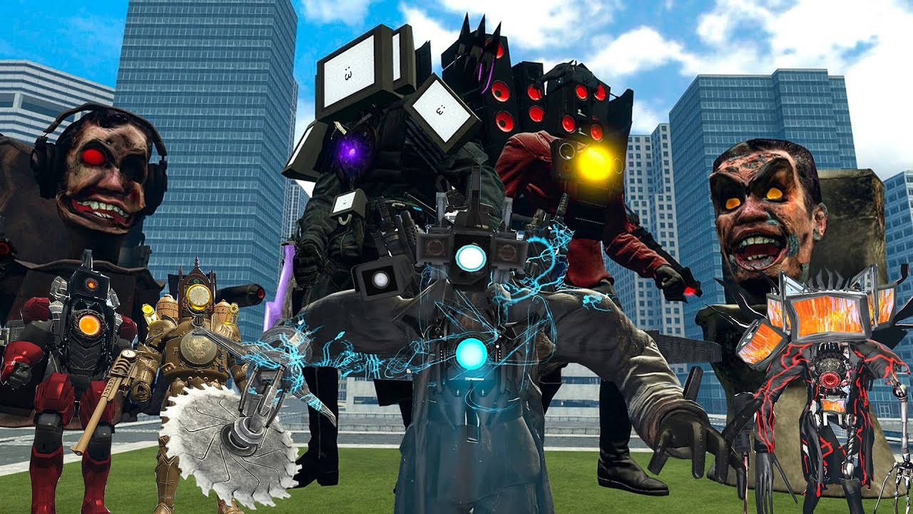 EVOLUTION OF NEW UPGRADED TITAN TV MAN! TITAN CAMERAMAN -GMAN CORRUPTED ...