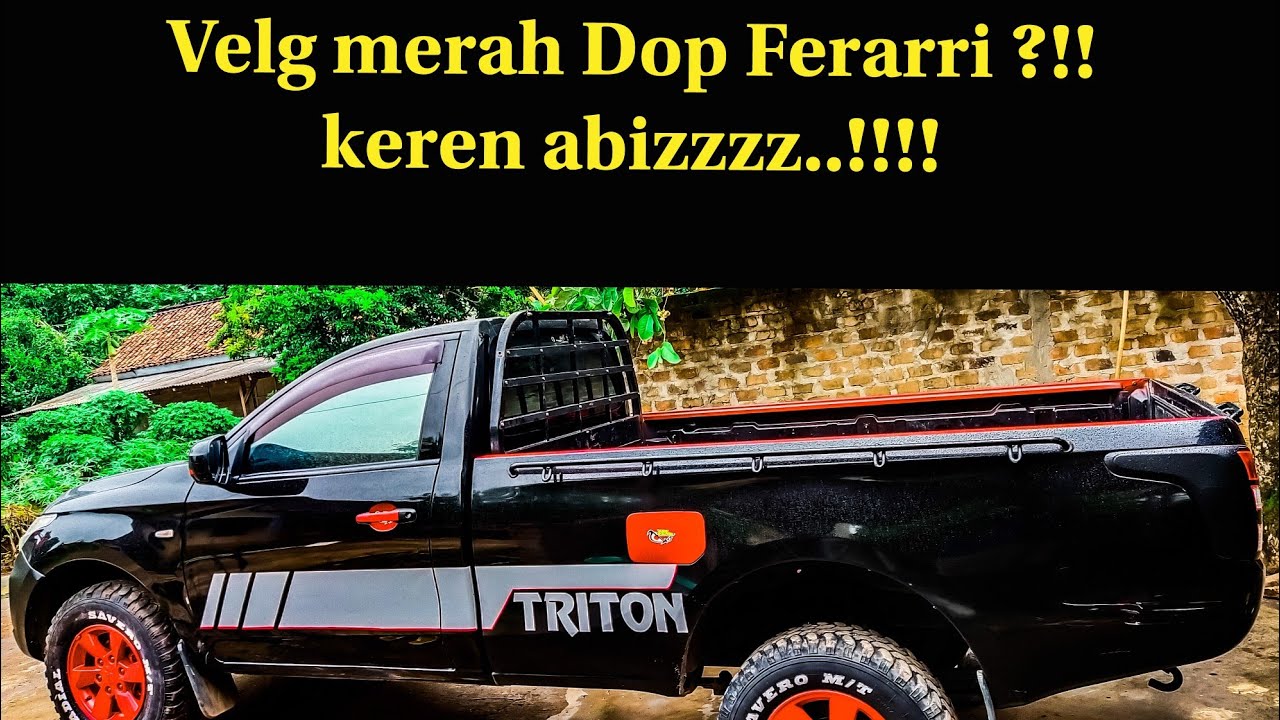 modifikasi Strada Triton single Cabin modifikasi warna yang murah ...