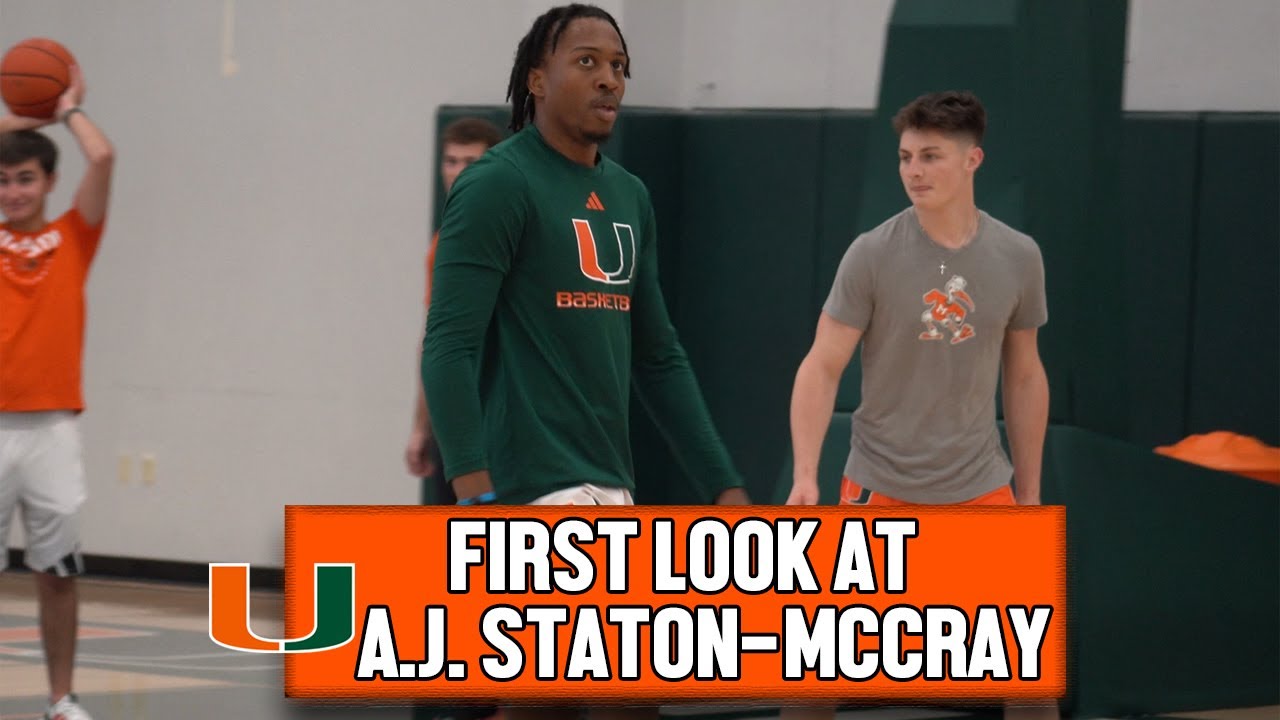 A.J. Staton-McCray Summer Shooting Workout | Transfer From Samford - YouTube