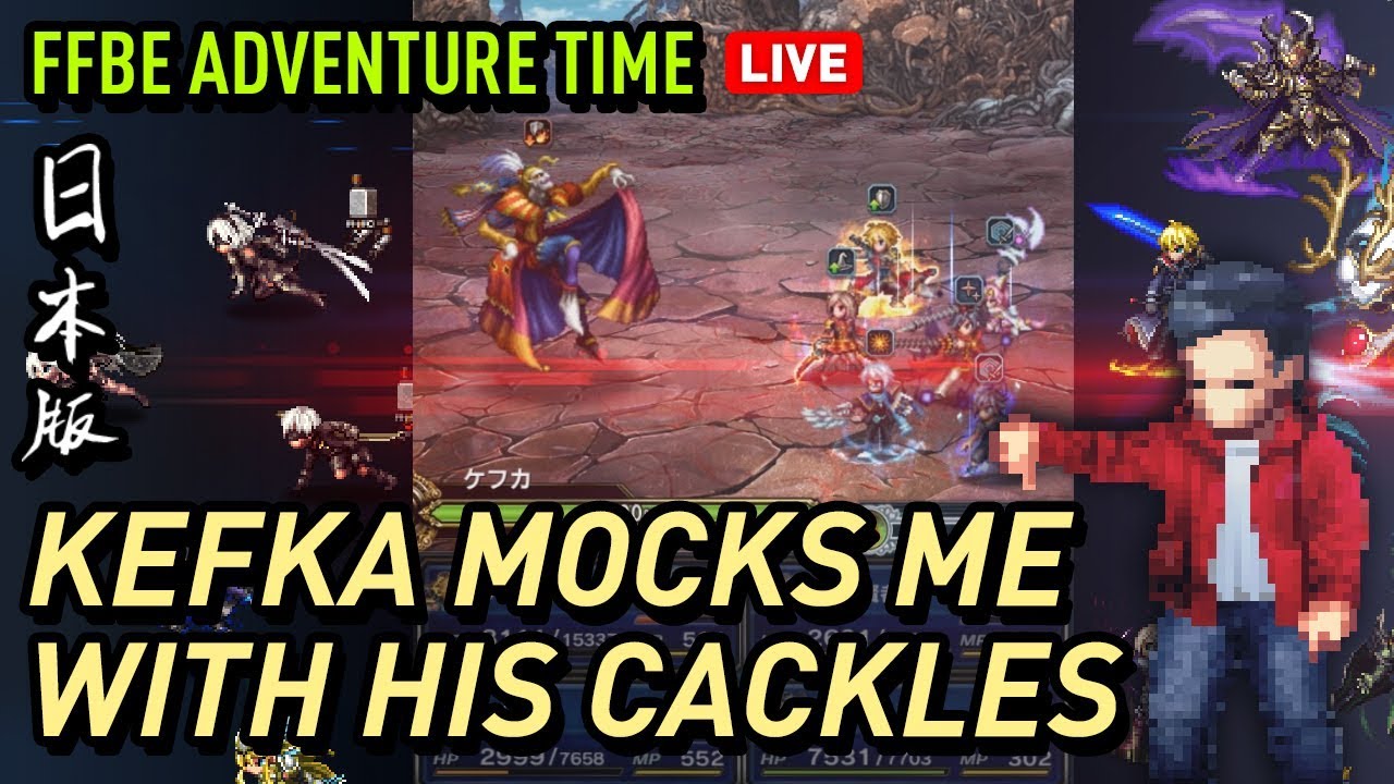 [FFBE JP] EP56 | FFVI Challenge - Kefka: The Psycho Clown - YouTube