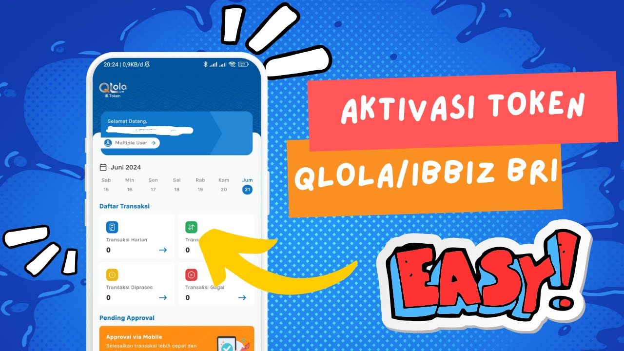 Cara Aktivasi IB TOKEN BRI IBIZZ/QLOLA 2024 - YouTube