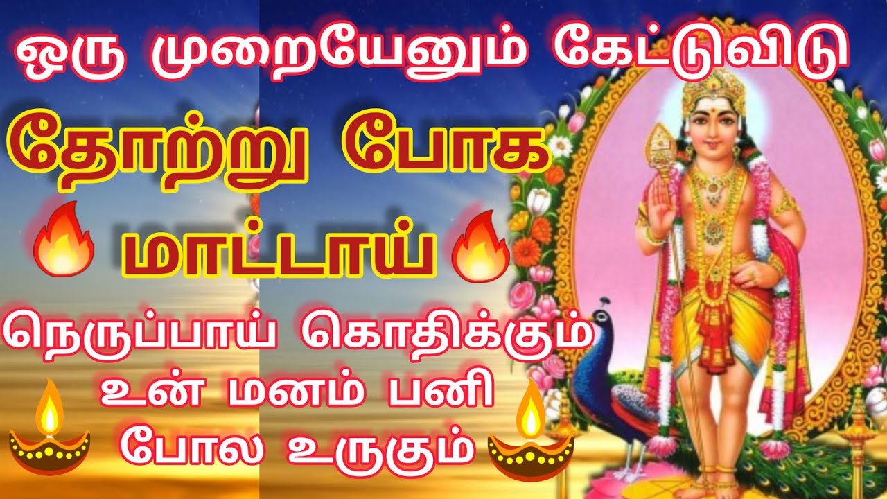 Murugan Blessings/Murugan Motivational Words/Positive Words/Mind ...