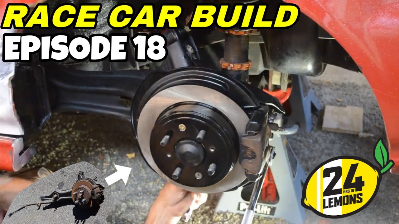 We clean and take apart rear disk brakes for the Race car I Honda Civic ...