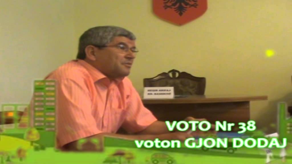 Voto Gjon Dodaj per keshillin bashkiak - YouTube