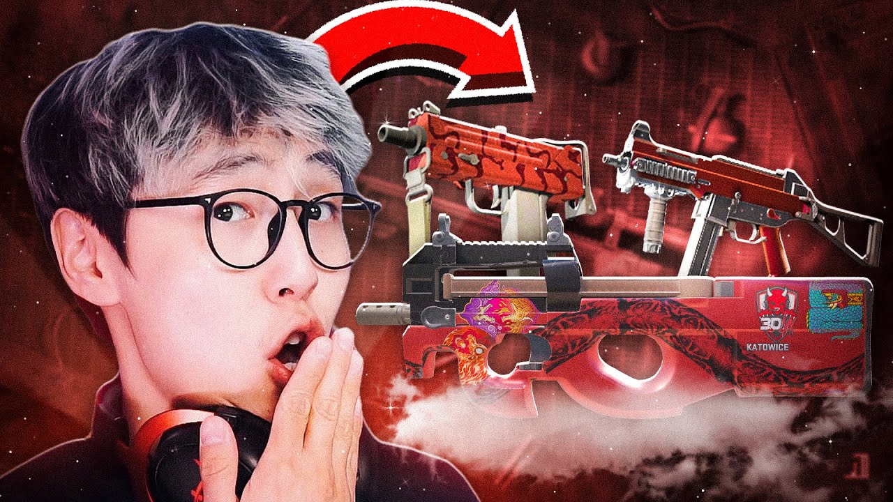 Red loadout - P90 ColdBlooded, Ump Crimson Foil, Mac10 Carnivore ...