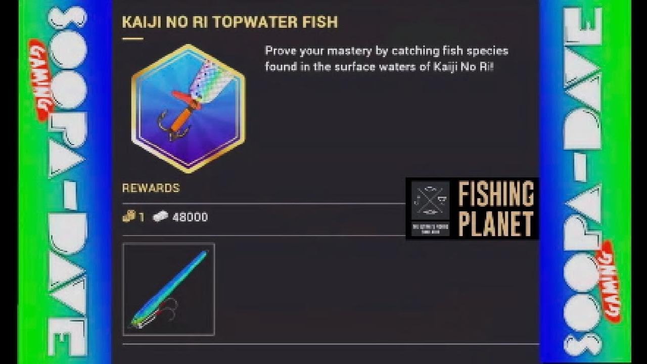 Kaiji No Ri Topwater Fish Mission Guide Fishing Planet - YouTube