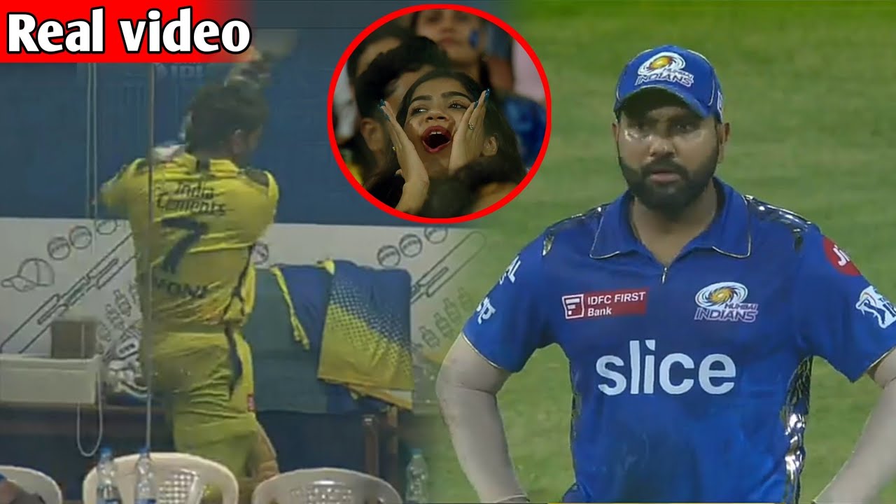 Ms Dhoni batting in dressing room || Dhoni batting || Rohit Sharma ...