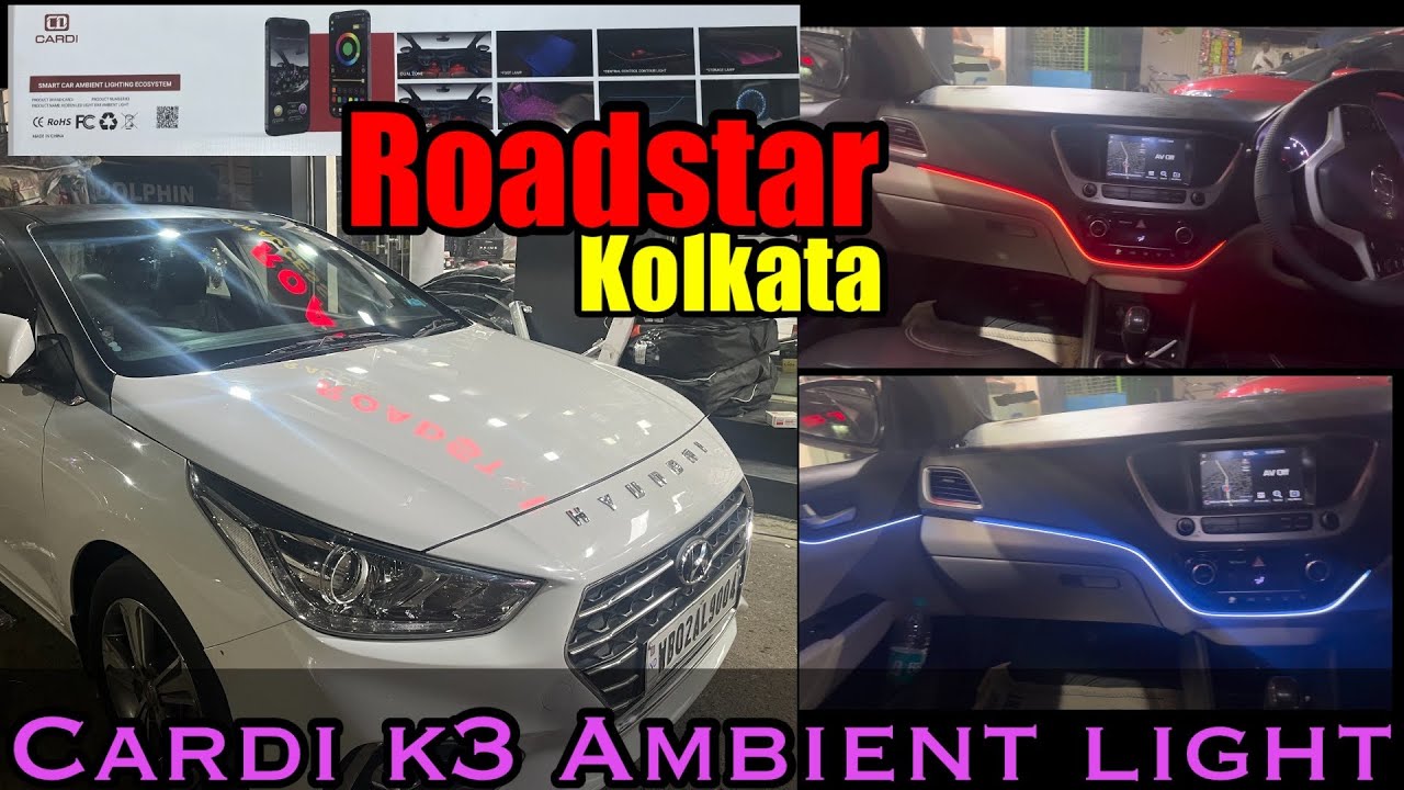 Hyundai Verna 2023 Cardi k3 ambient light oem style installation at ...
