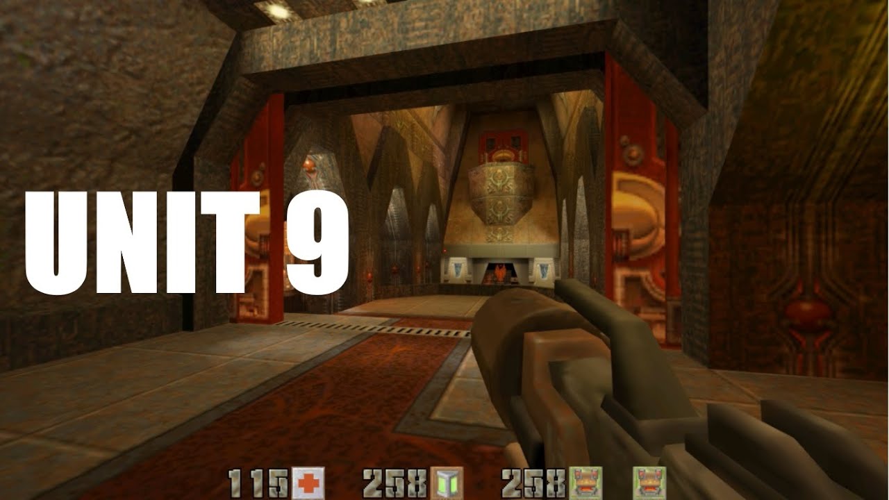 QUAKE II | Gameplay Walkthrough Unit 9/10 (Palace) - YouTube