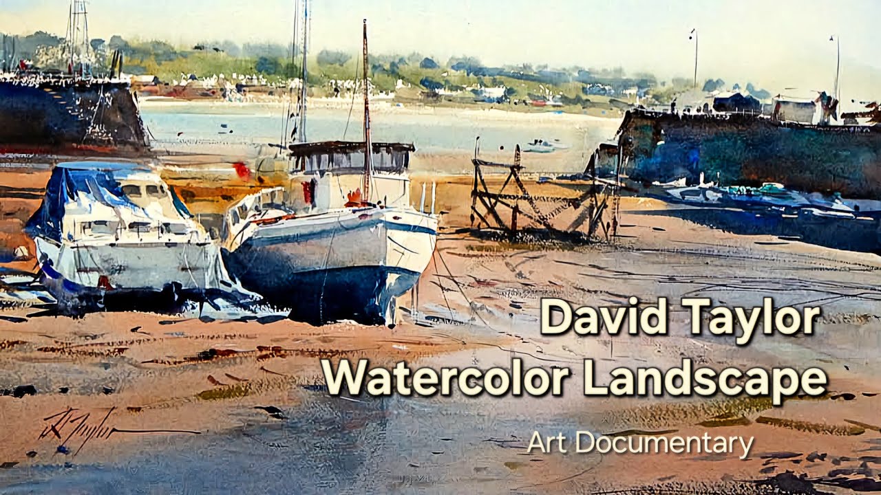 David Taylor - Watercolor Landscape - Art documentary - Slideshow - YouTube