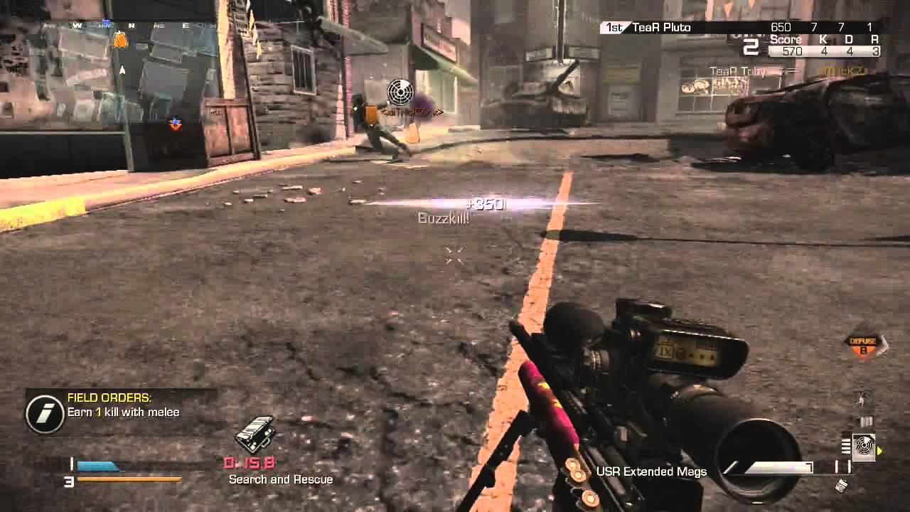 First shot on CoD : GHOSTS (Nokillcam) - YouTube