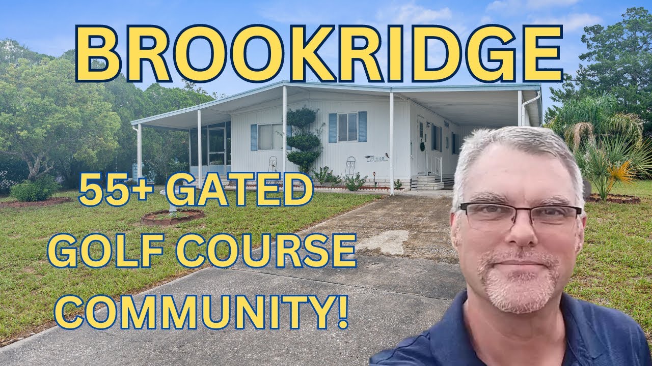 Furnished Home in Beautiful Brookridge 55+ Golf Course Community! - YouTube