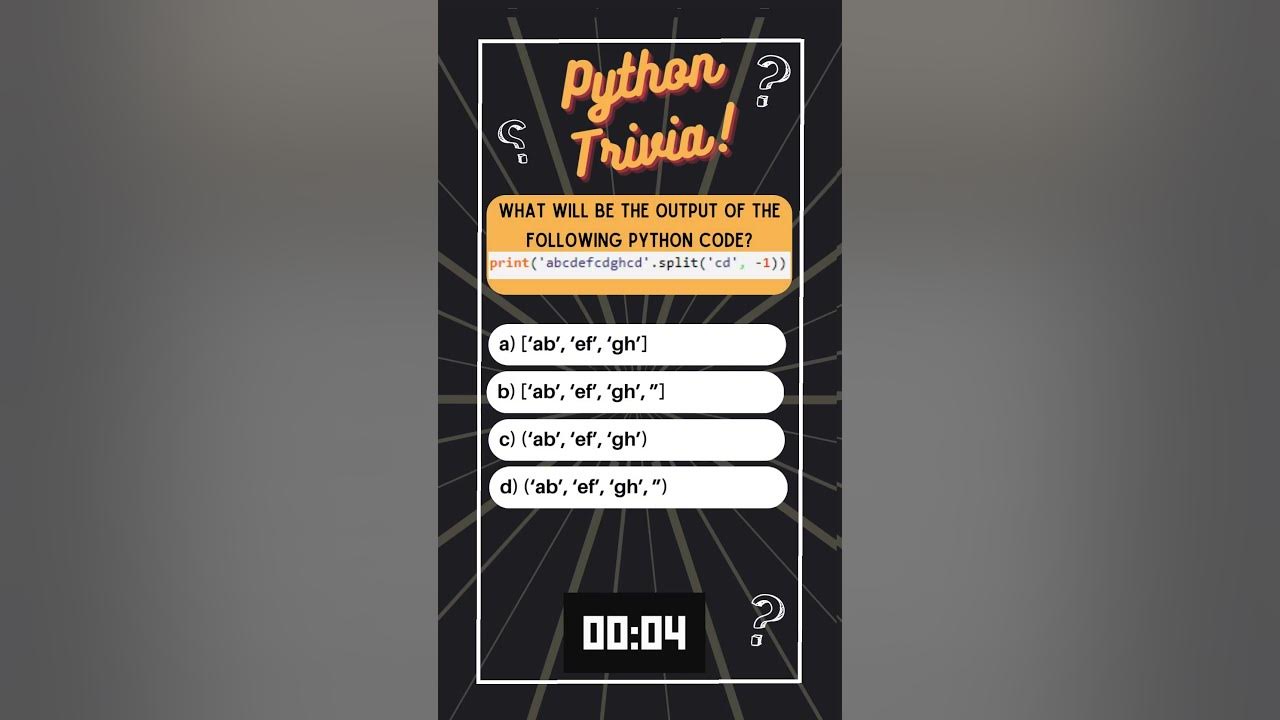 Python Trivia String 120 #coding #python #techcommunity #shorts #trending #viral #datascience ...