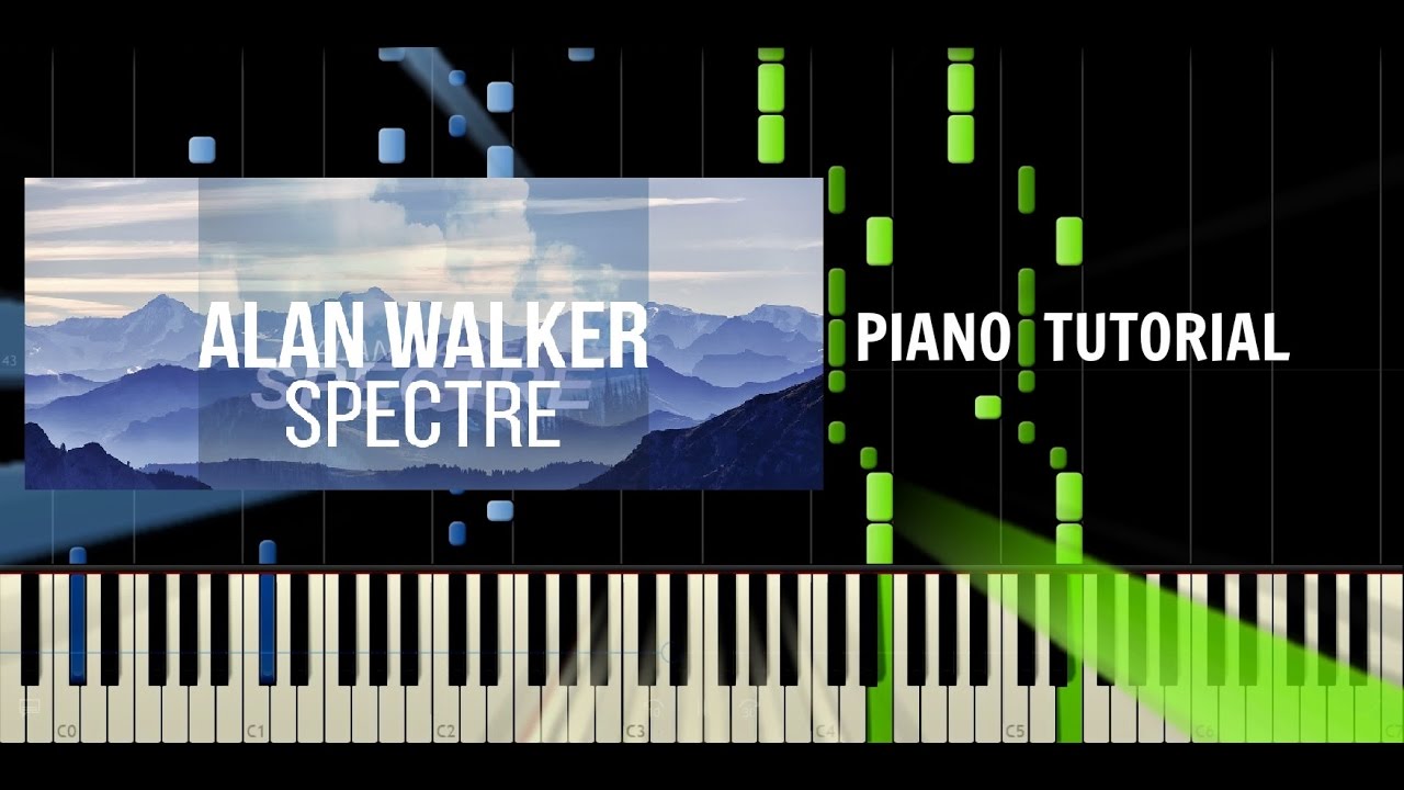 Alan Walker - Spectre - Piano Tutorial / Cover - Synthesia - YouTube