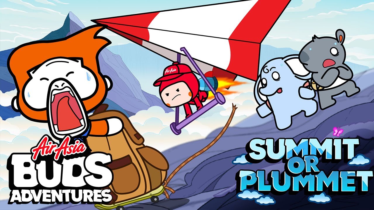 Summit Or Plummet | AirAsia Buds Adventures ️ 🌏 A Moonbug Animation ...