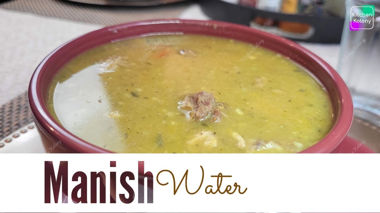 How to make Jamaican Manish Water | Goat Soup - YouTube