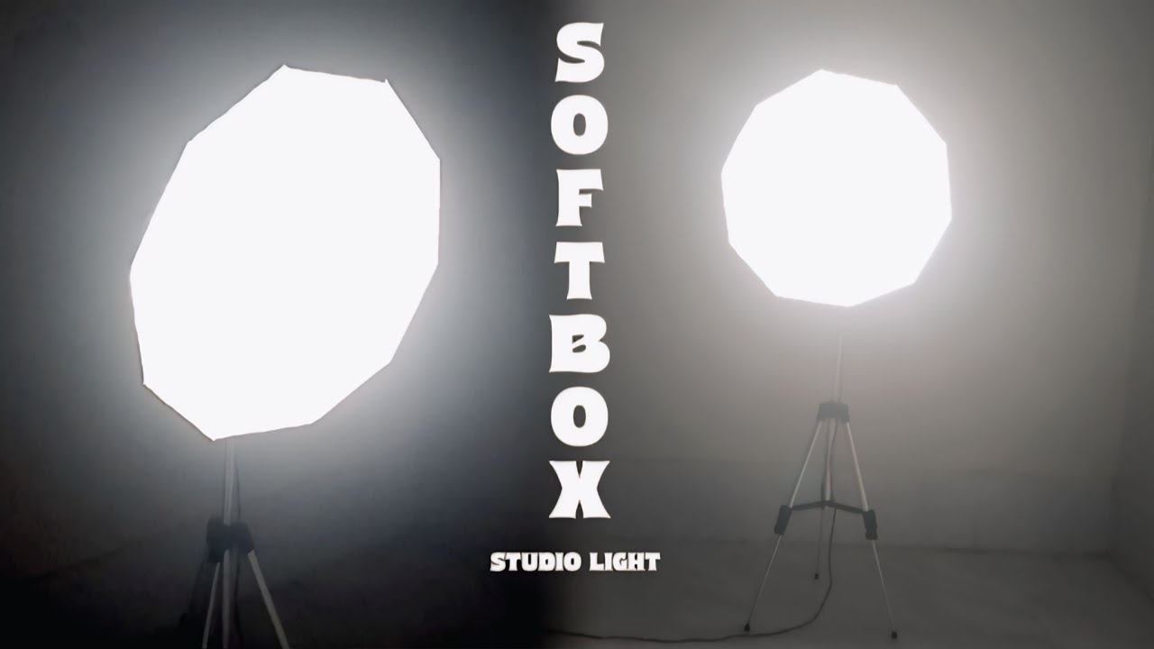 How to Make Soft Box || Diy Studio light || Round Shape || from ...