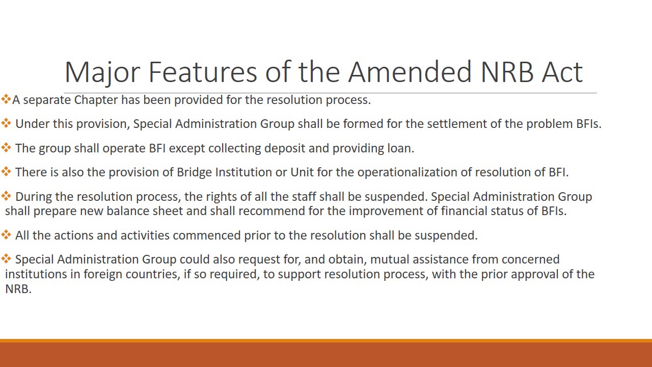 Old NRB Act and New Amendment on NRB Act - YouTube