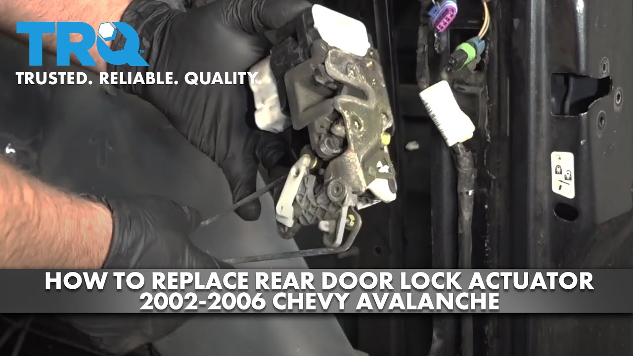 How to Replace Rear Door Lock Actuator 2002-06 Chevy Avalanche | 1A Auto