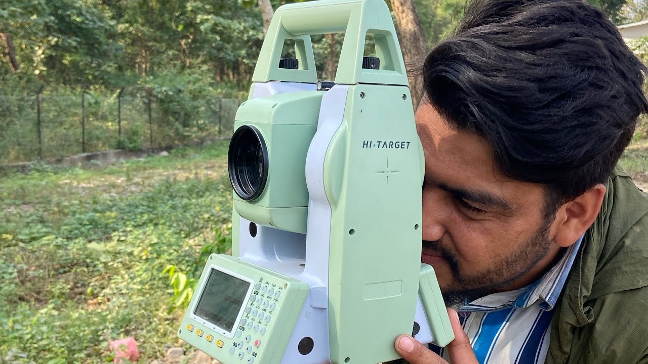Hi-Target Total Station Simple Procedure #setup #backsight #occ # ...