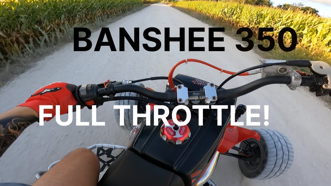 BANSHEE 350 FMF on board - RAW - YouTube