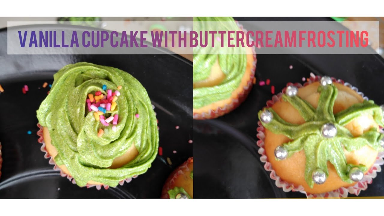 //_Vanilla cupcake with Buttercream frosting_// - YouTube