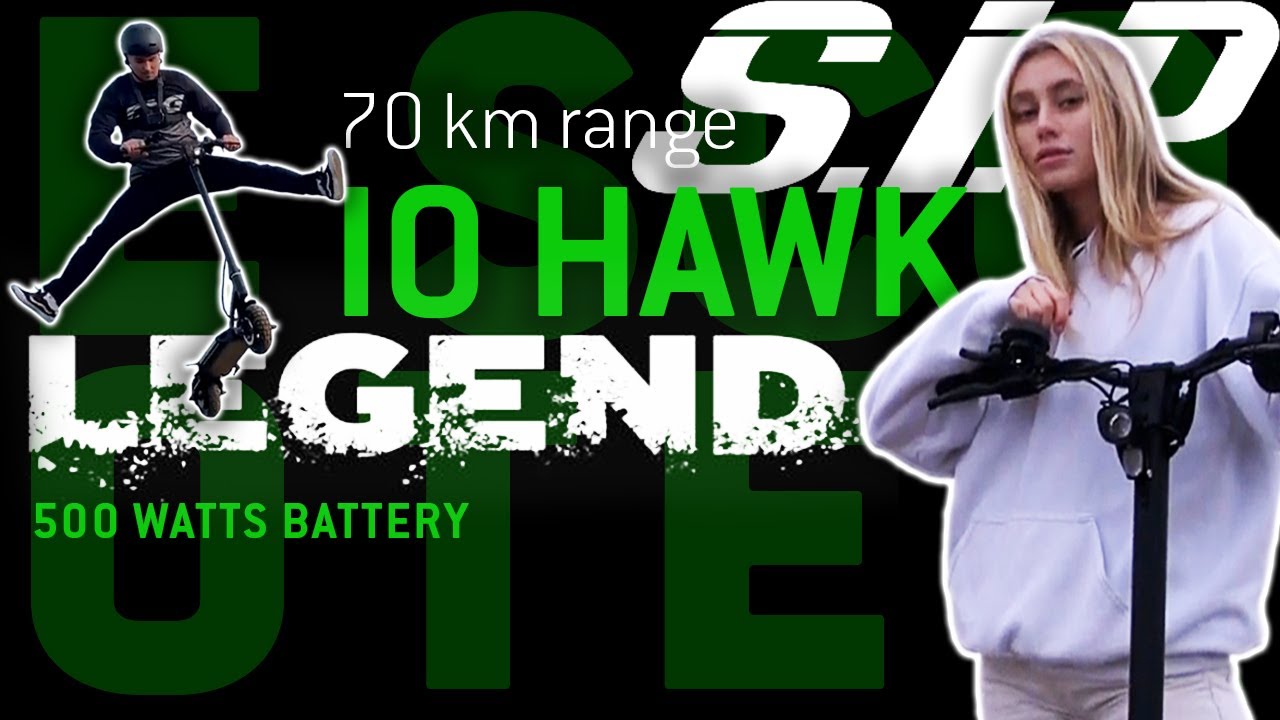 IO HAWK LEGEND – E-SCOOTER mit 70 Km Reichweite und 500 Watt Motor 🛴🔋 ...