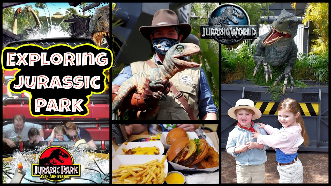 Exploring Jurassic Park at Universal Orlando | Raptor Encounter Seeing ...