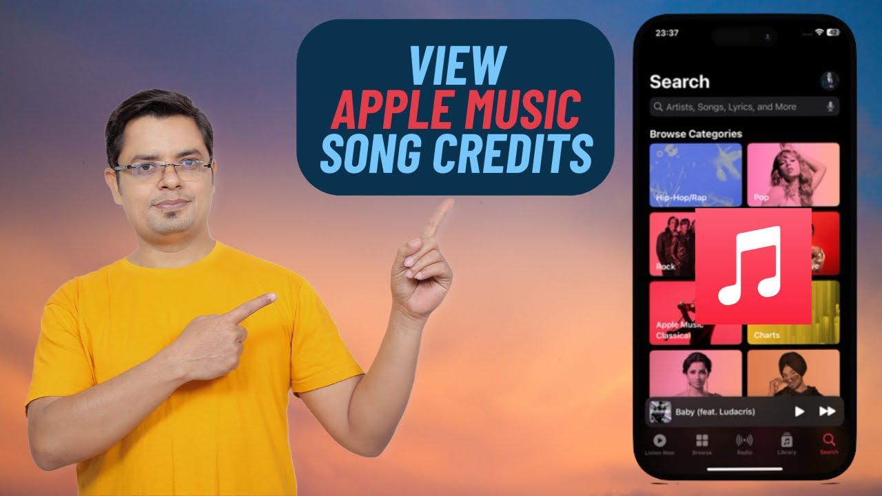 How to View Apple Music Song Credits in iOS 17 on iPhone and iPad - YouTube